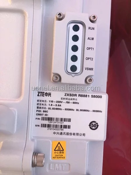 ZTE R8882 S8500 FDD/CDMA GSM/UMTS BBU ZTE ZXSDR R8882 S2100 S9000 RRU ...