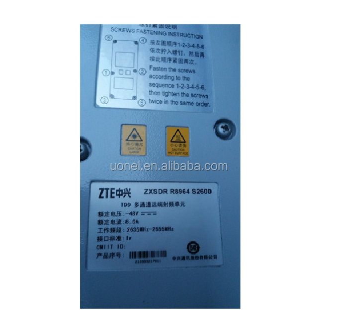 ZTE R8964 S2600 TDD 48V 2635MHz-2655MHz FDD GSM/UMTS BBU ZTE ZXSDR ...