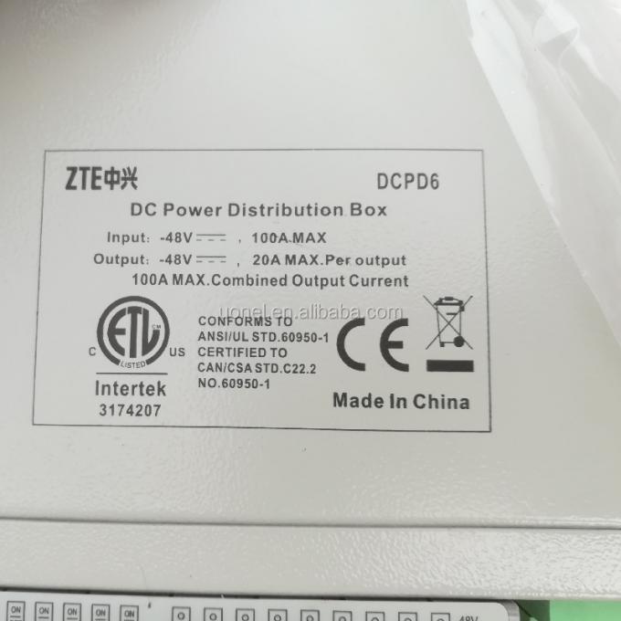 ZTE DCPD6 DC 48V 100A Power Distribution Box for ZTE ZXSDR BBU B8200 B8300