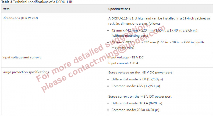 HUAWEI DCDU-11B DCDU11B00000 Direct Current Distribution Unit for ...