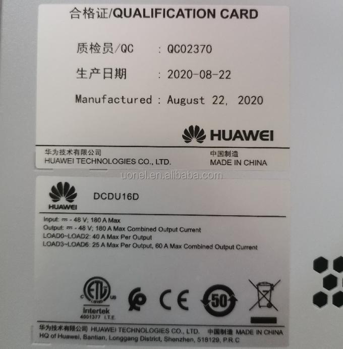 Huawei DCDU16D 02122430 WD2E5DCDU16D DC Power Distribution Unit DCDU16D ...