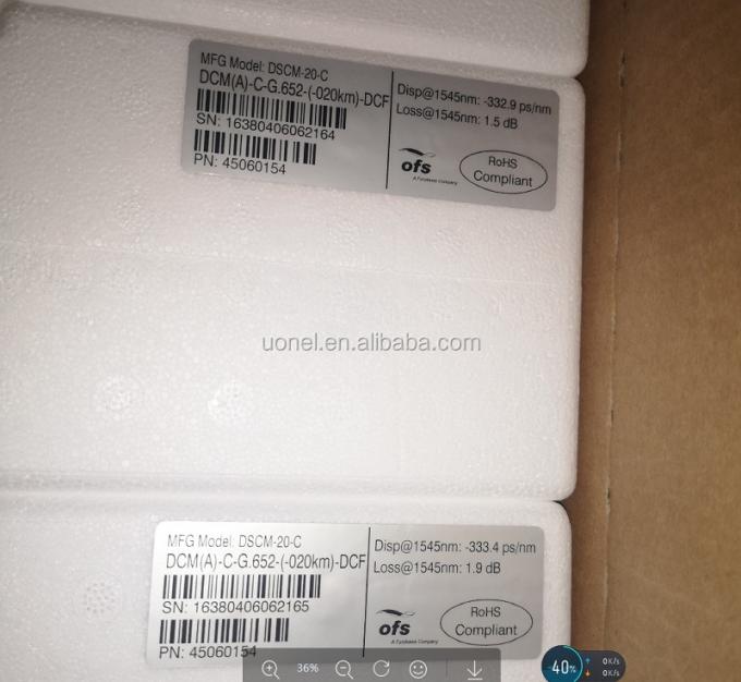 DCM(12)-C-G.655(LEAF)-(-120KM)-FBG 45080023 Optical Fiber DCM ...