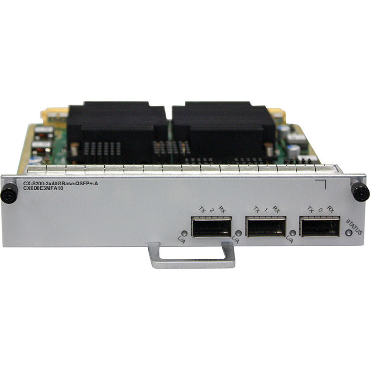 CX600 03031AJW CX6D0E3MFA10 CX-S200-3x40GBase-QSFP+ Flexible card-A(S200-A)