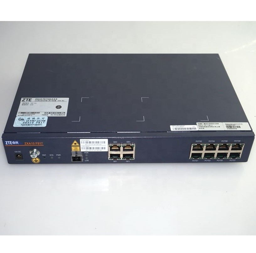 ZTE ZXA10 F817 4G-8-S-E EPON GPON FTTX ZTE F817 MDU F839 F809 F819 F832