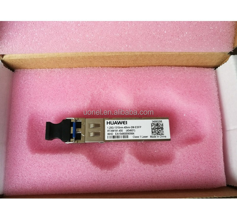 100% Original SFP Huawei 1.25G-1310nm-40km-SM-ESFP RTXM191-450 WHD 34060298